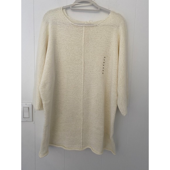 Jones New York | Sweaters | Jones New York Cream Knit Sweater Tunic Top ...